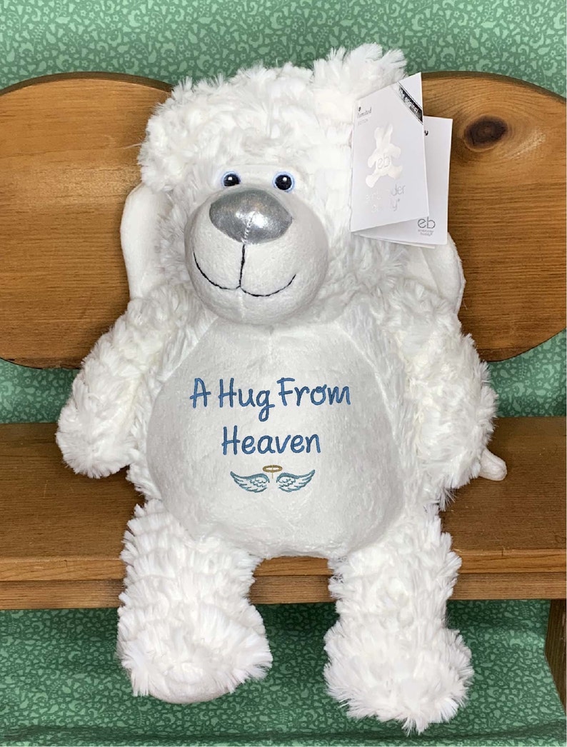 Angel Bear Angel Wings Stuffed Animal Sympathy Gift One | Etsy
