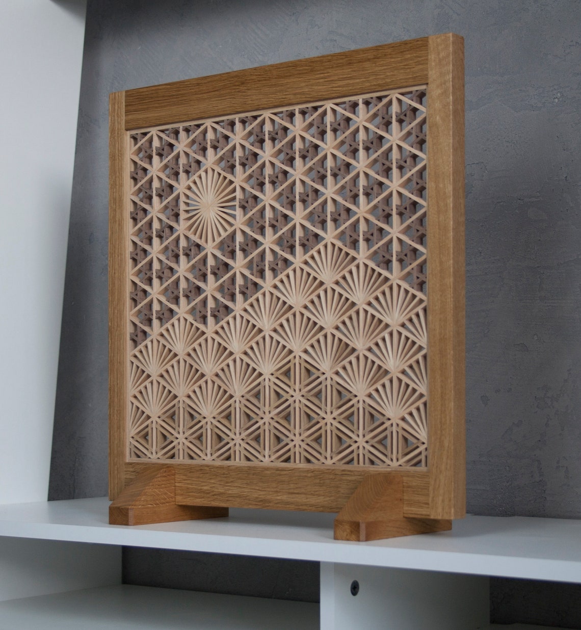 Kumiko Wall Art Wooden Wall Decor Kumiko Panel - Etsy