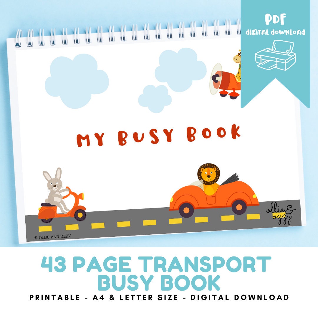 PRINTABLE Transport Learning Folder, Early Years Learning Resources ...
