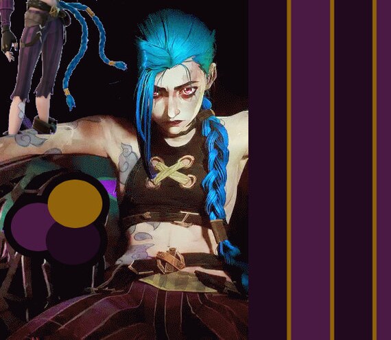 Arcane Jinx Pants Fabric Design | Etsy