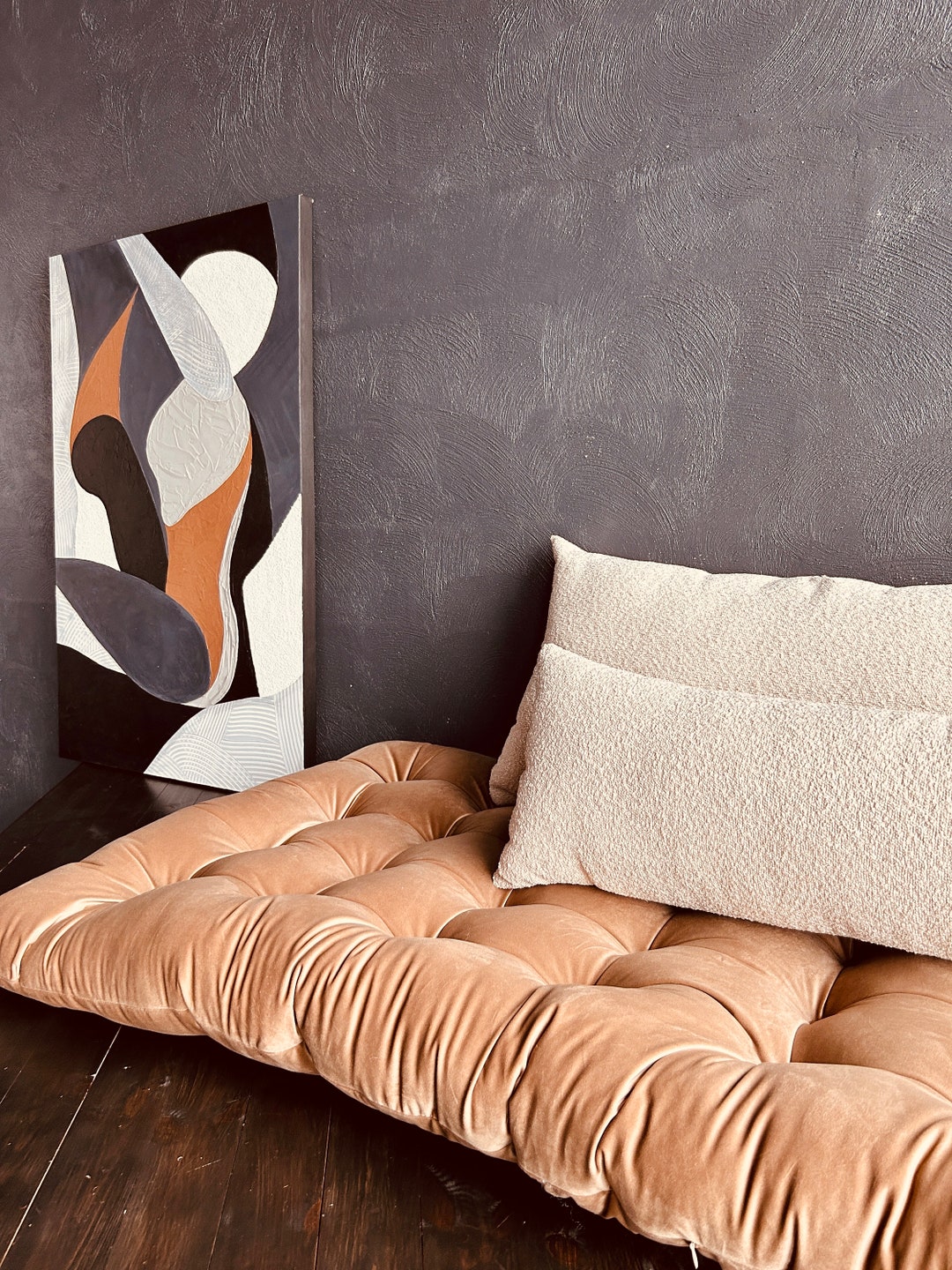 Tufted Floor Pillow | Cozy Floor Cushion | Reading Nook Cushion ...