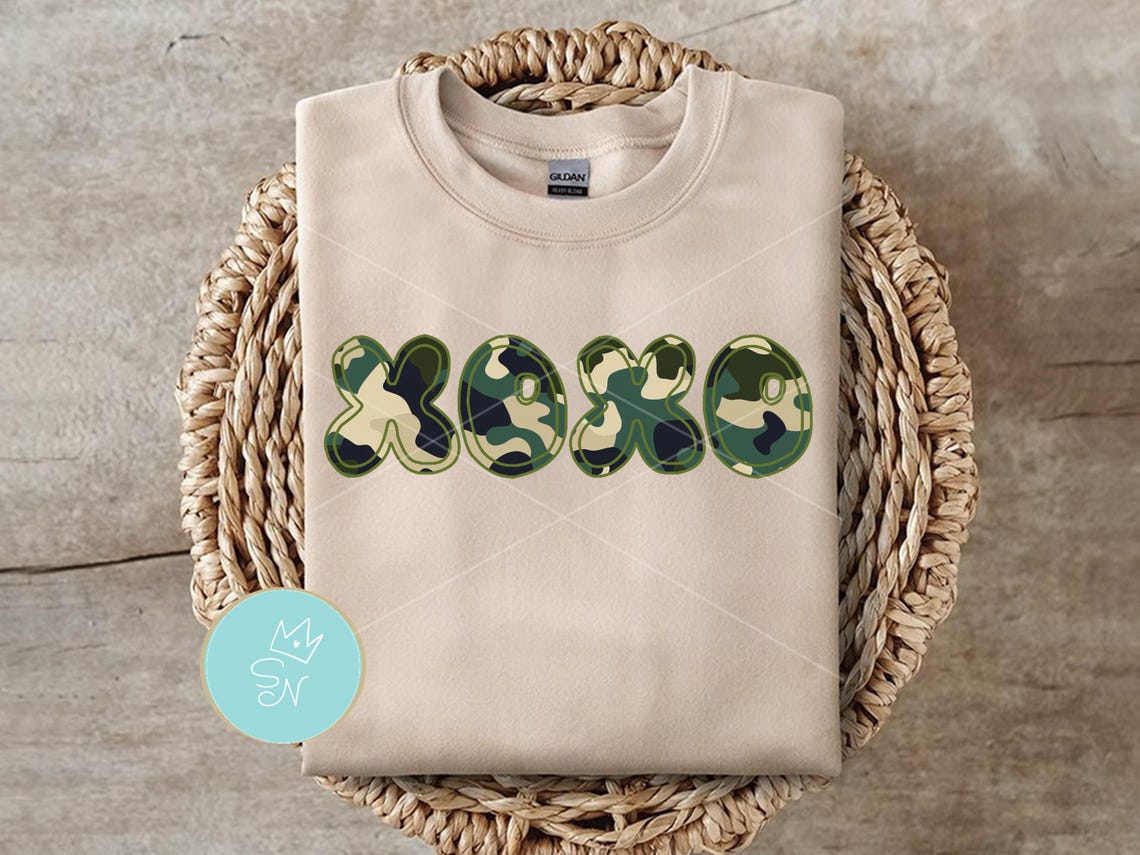 XOXO PNG, Camo Girly Png, Valentines Day Trendy Shirt Design, Hugs and ...