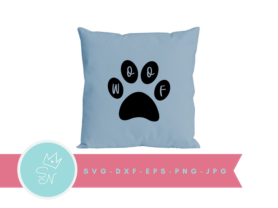 Paw Print SVG Woof SVG Paw Svg You Had Me at Woof Dog Svg - Etsy