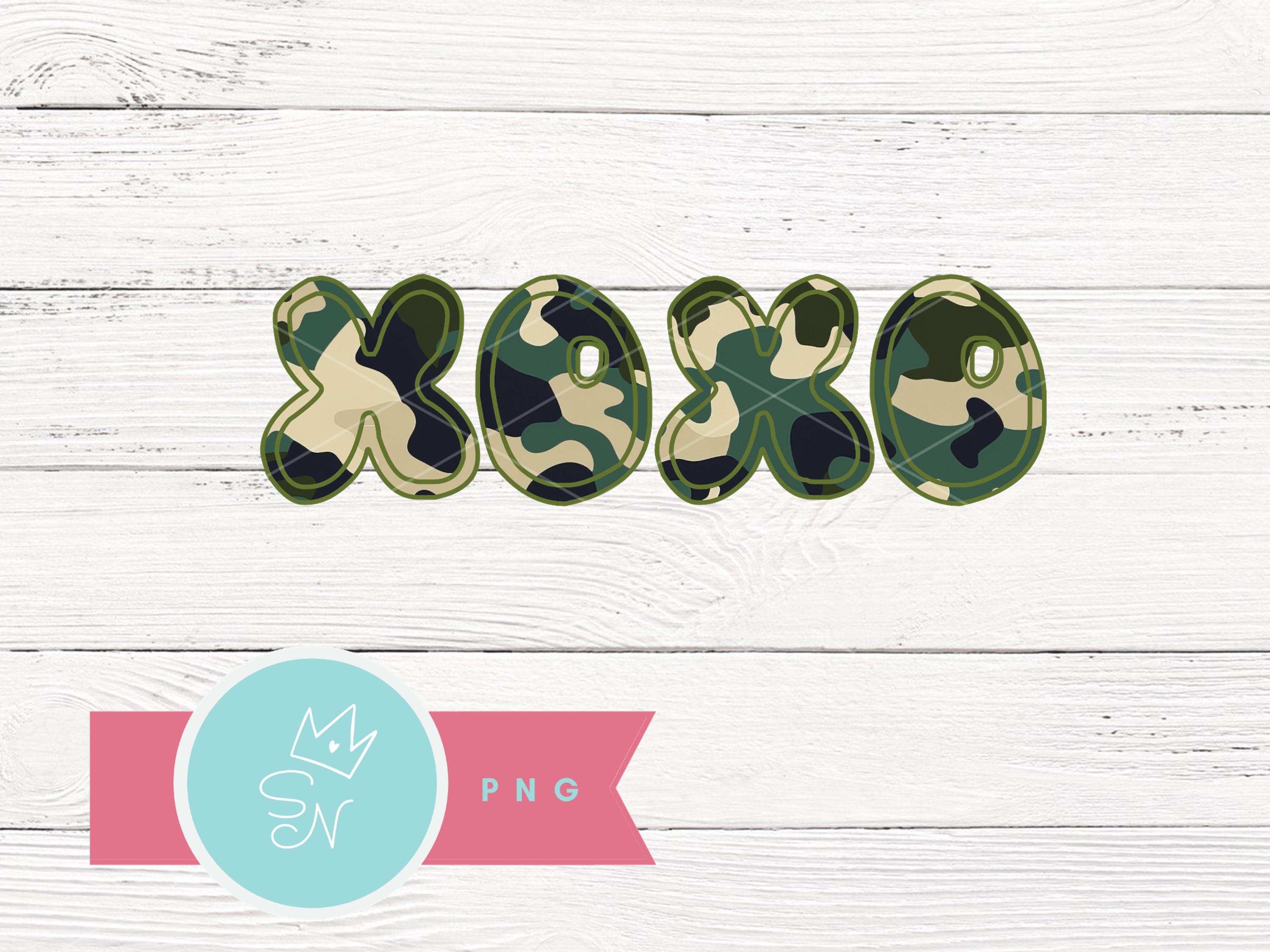 XOXO PNG, Camo Girly Png, Valentines Day Trendy Shirt Design, Hugs and ...