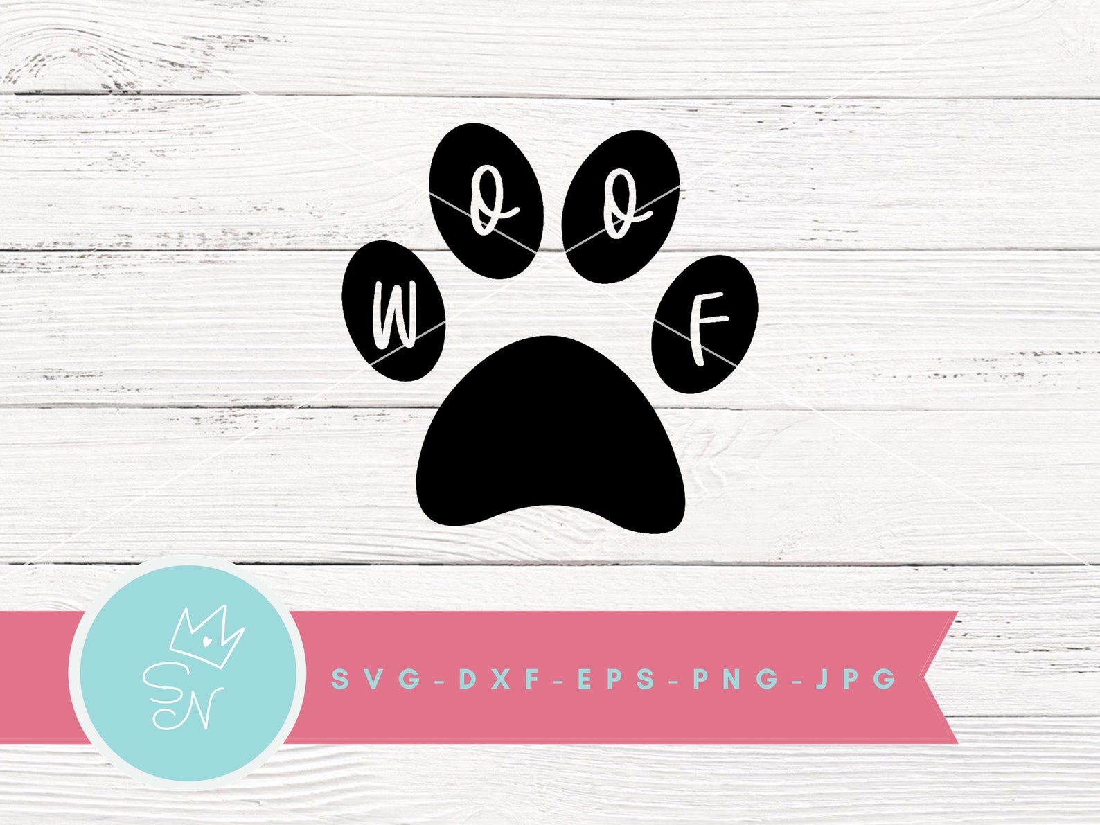 Paw Print SVG Woof SVG Paw Svg You Had Me at Woof Dog Svg - Etsy