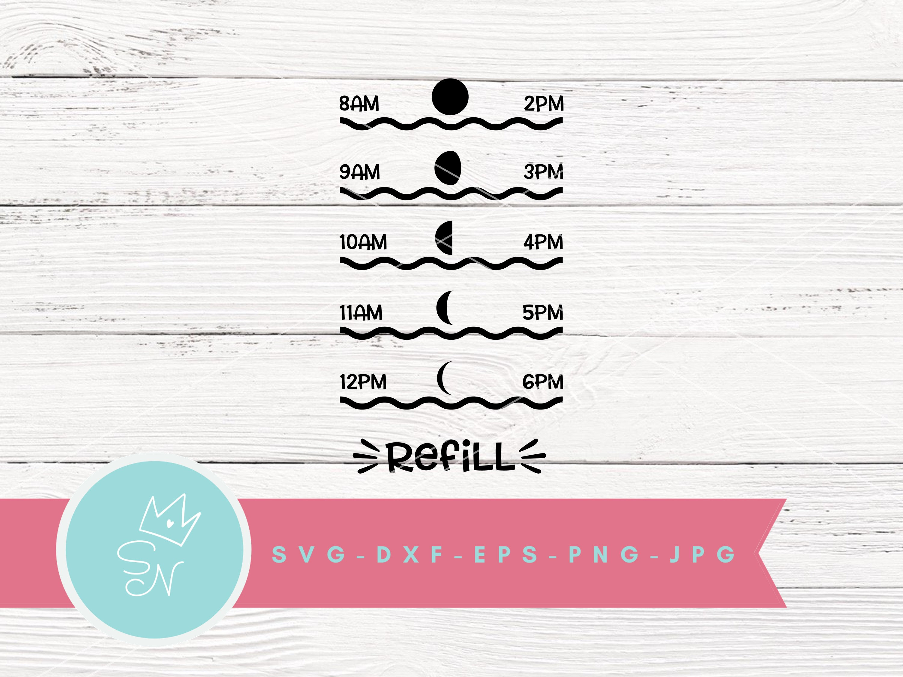 Water Tracker SVG, Water Bottle Svg, Drink Your Water Svg, Water Svg ...