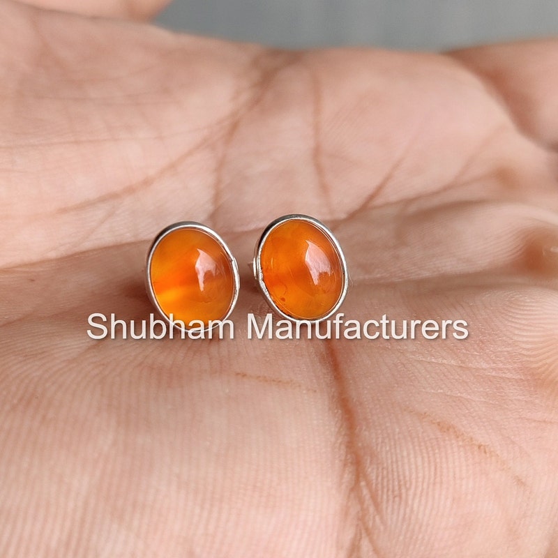 Orange Stud Earrings - Etsy