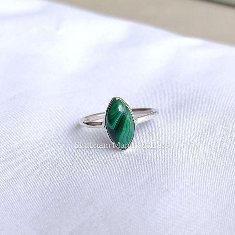 Malachite Ring - Etsy