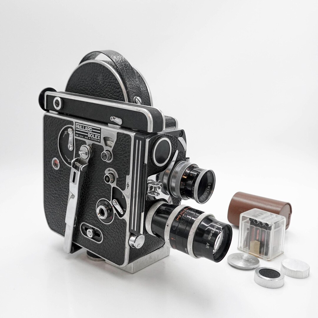 Paillard Bolex H16 Reflex 16mm Cine Film Camera & 16 / 75mm Rx Lenses ...