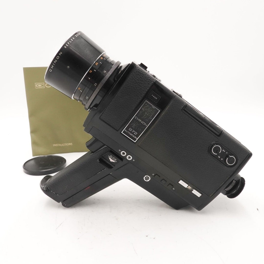 Chinon 872 Power Zoom Super 8 Cine Film Camera Fully Working S8-6924 - Etsy