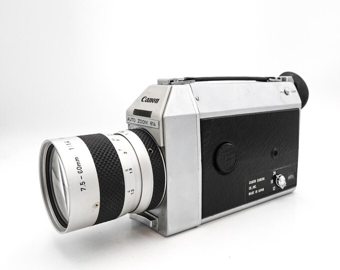 TESTED and WORKING Canon Auto Zoom 814 Electronic Super 8 Film Camera ...