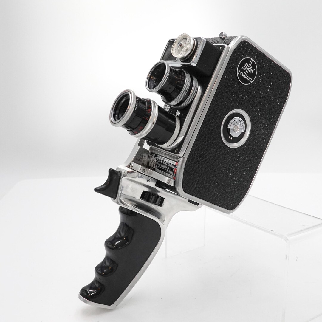 Paillard Bolex B8l Double 8mm Movie Cine Film Camera W/ 2 Lens - Fully ...