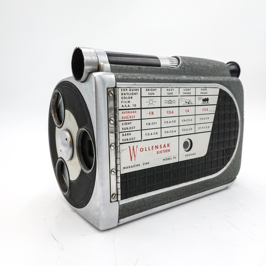 Wollensak Sixteen Model 93 16mm Cine Film Camera Fully - Etsy