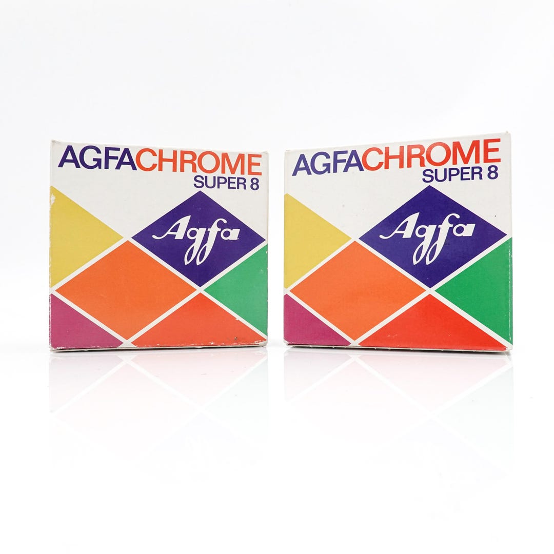 2 X Expired Agfa Agfachrome Super 8 Film Cartridges - Etsy