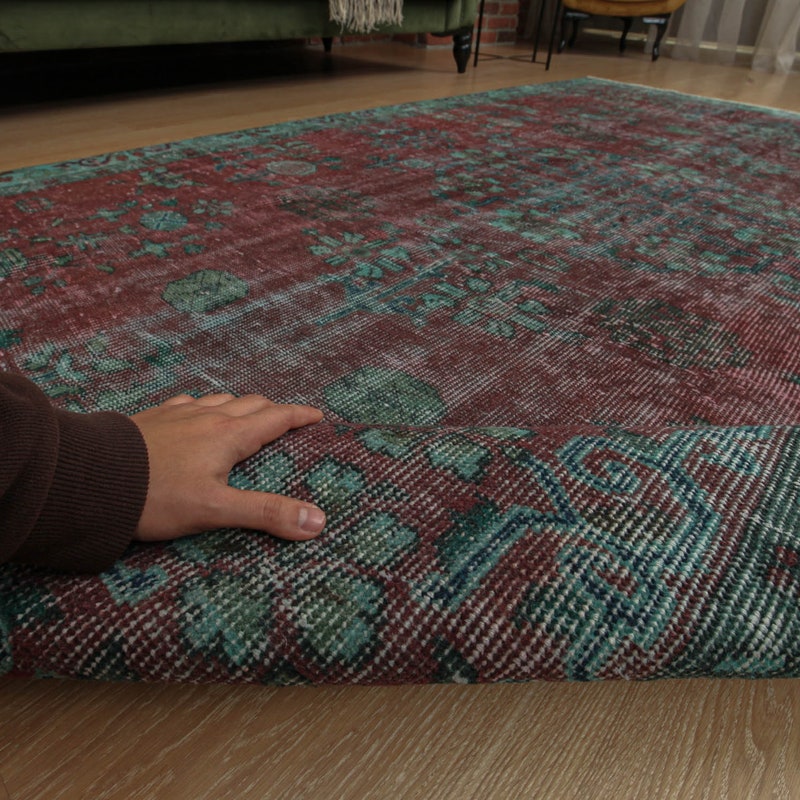 Teal and Red Decor - Etsy