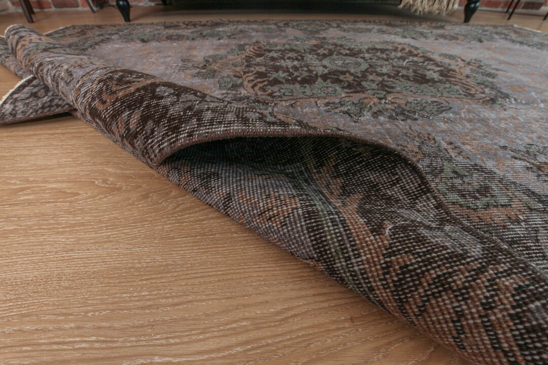 6x9 Pastel Grey Green Brown Area Rug, Bedroom Rug ,5'8 X 8'7 Living ...