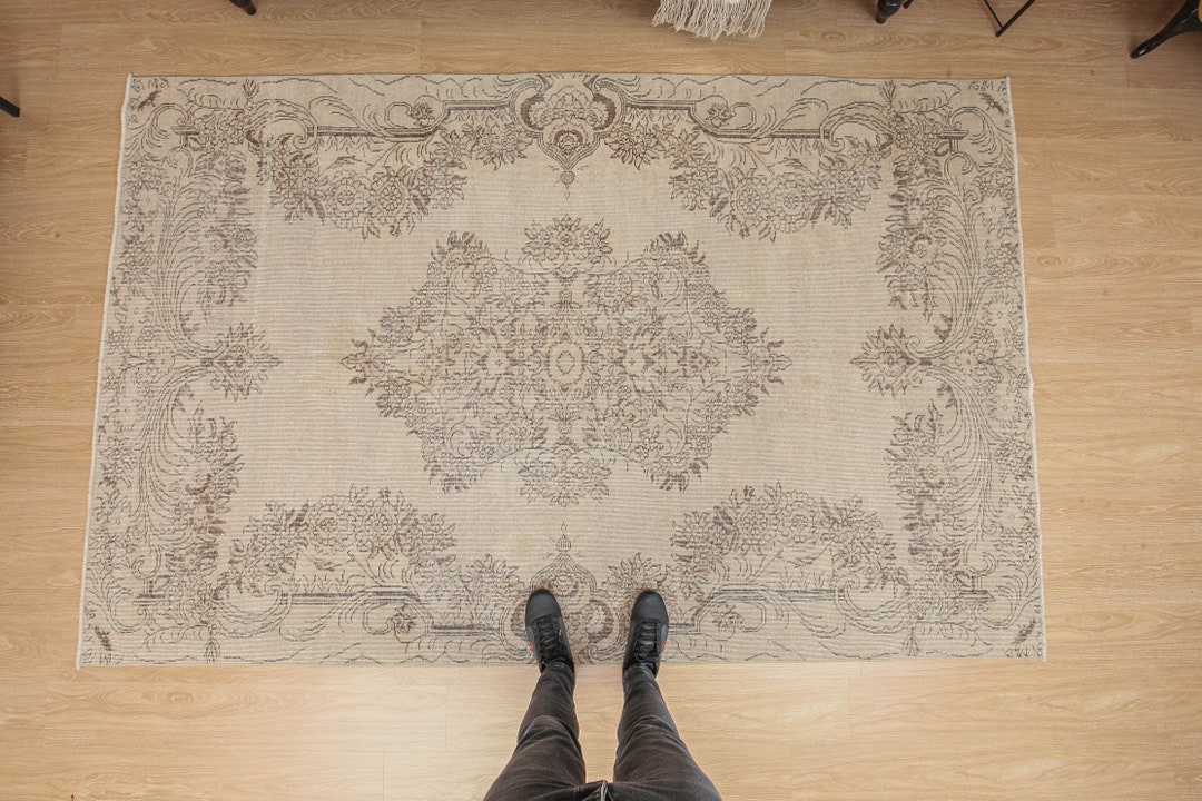 6x10 Rug for Living Room Vintage Area Rug 6'2 X - Etsy