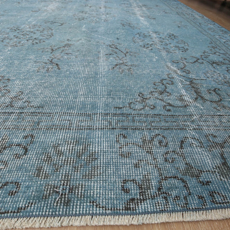 Blue Vintage Rug - Etsy