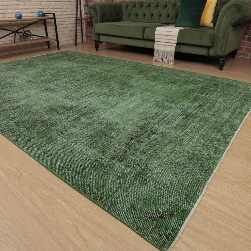 Green Area Rug - Etsy