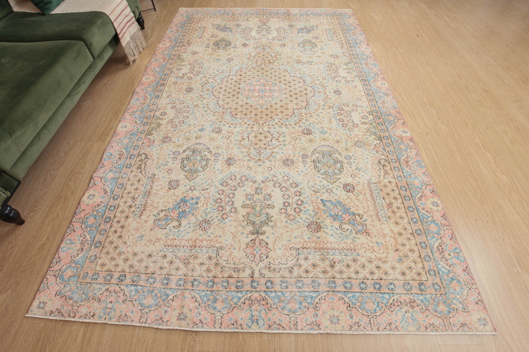 6x10 Area Rug Handmade Rug 6'5 X 10' Bedroom - Etsy