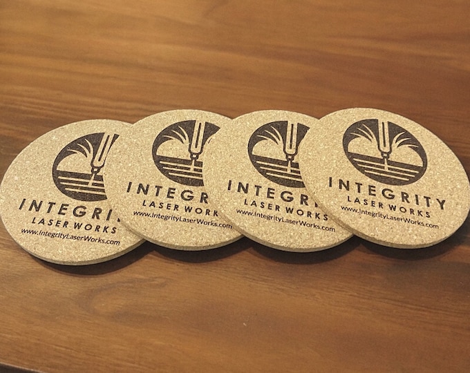 Personalized Cork Coasters: Add Your Own Touch! FREE Shipping on Orders ...