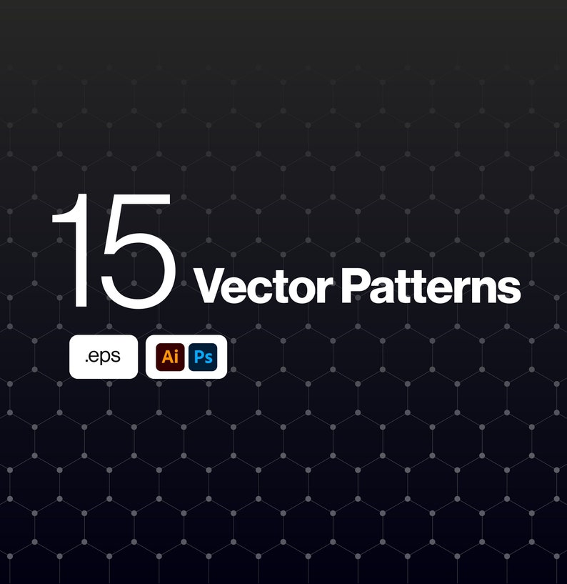 15 Vector Patterns for Illustrator and Photoshop - Etsy