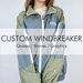 Customized Windbreaker, Custom Windbreaker, Personalized Windbreaker ...