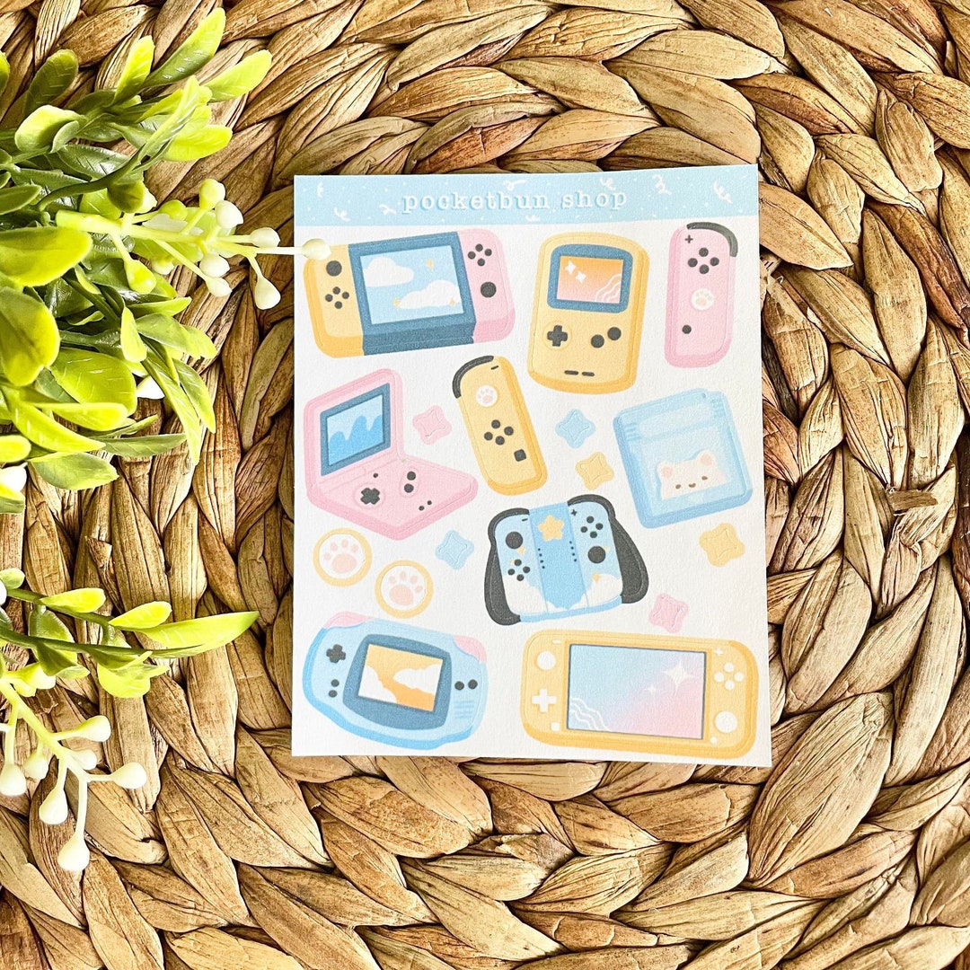 Tofu Consoles Sticker Sheet - Etsy