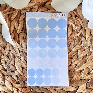 Concentric Ring Circle Sticker Sheets | Cute Stickers | Circle Stickers ...