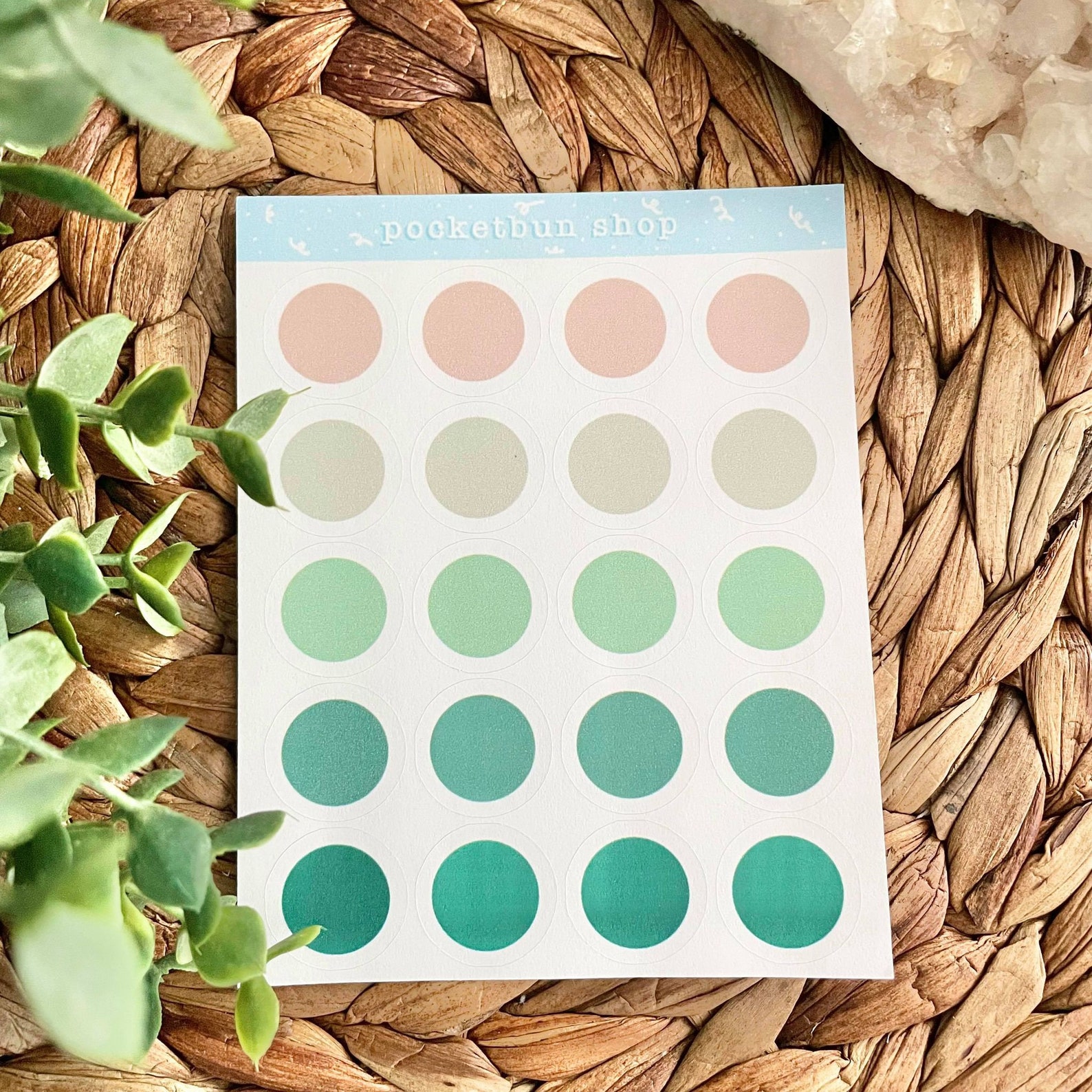 Pallet Dot Stickers V1 - Etsy