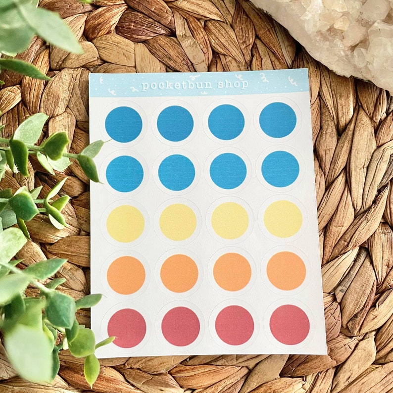 Pallet Dot Stickers V1 - Etsy