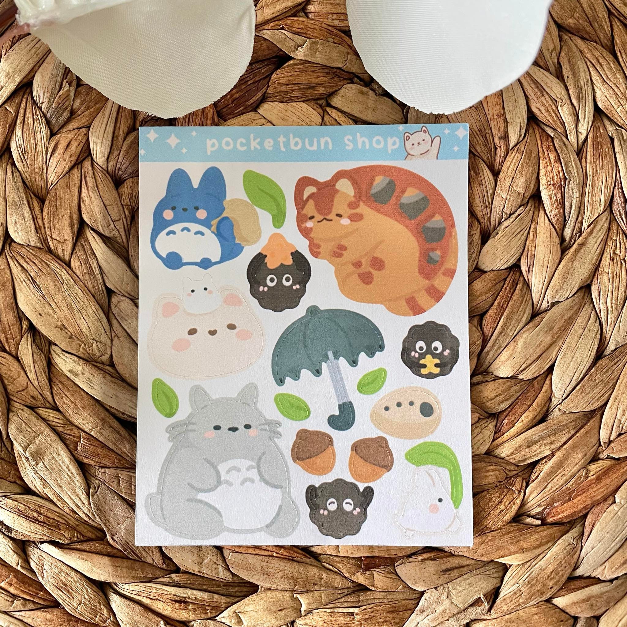 Patreon Sticker Club - Japanese Animated Movie Sticker Sheets | Cute ...