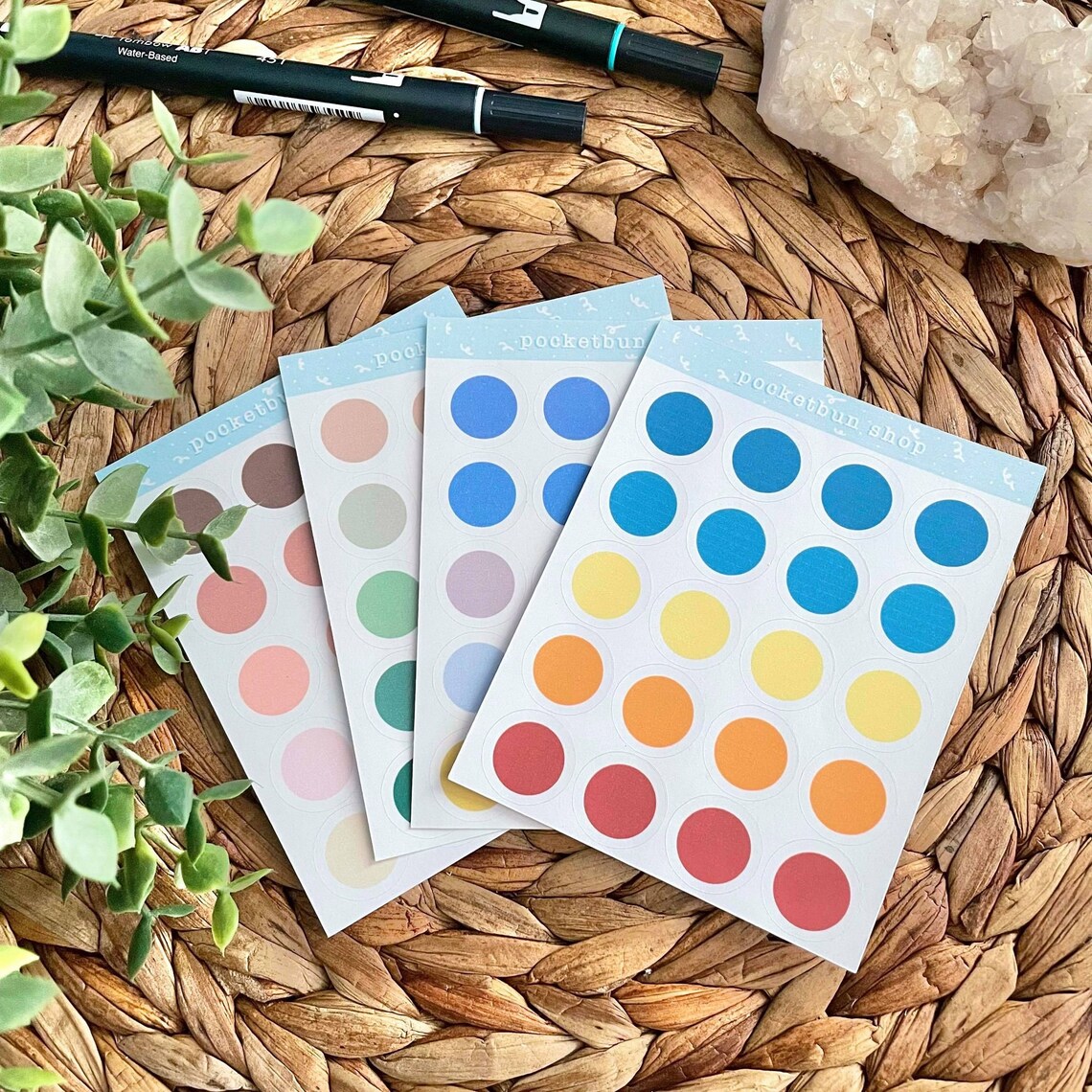 Pallet Dot Stickers V1 - Etsy