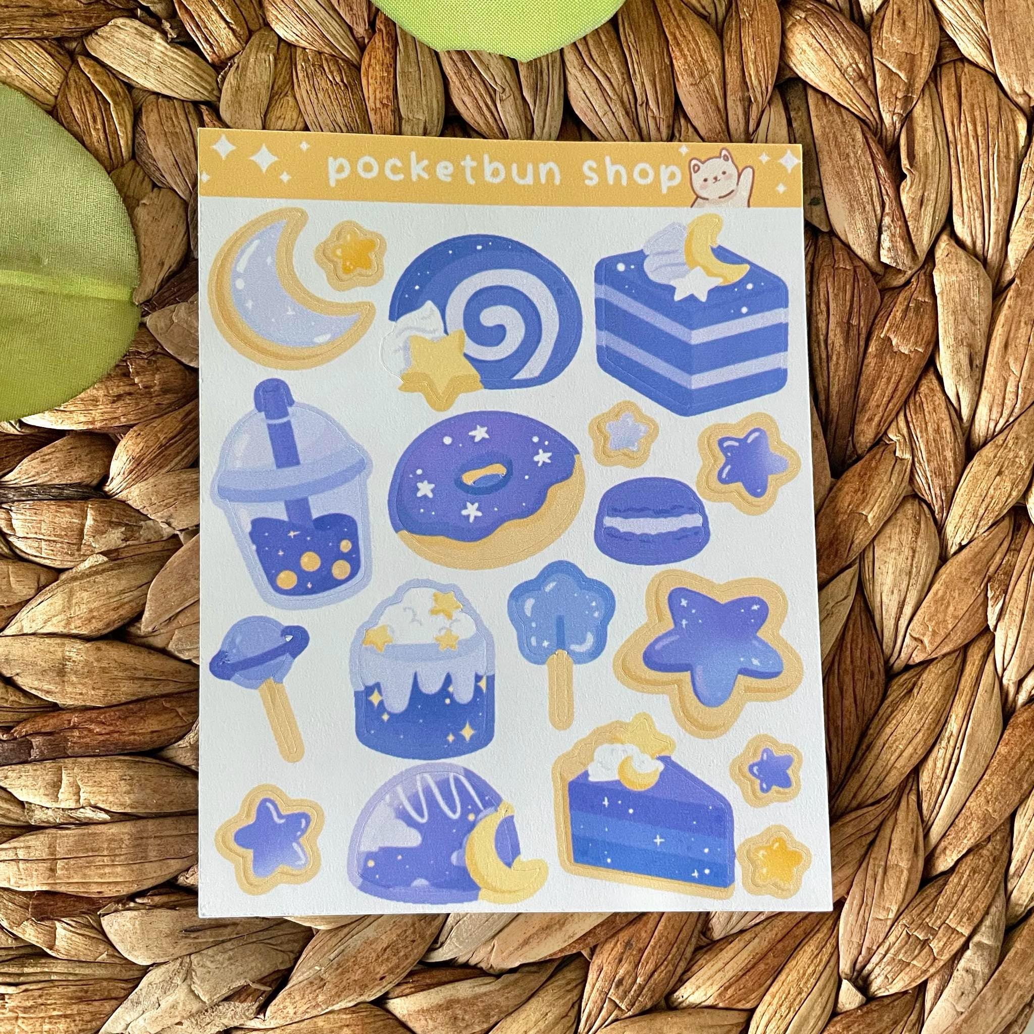 Patreon Sticker Club - Stargazing Sticker Sheets | Cute Stickers ...