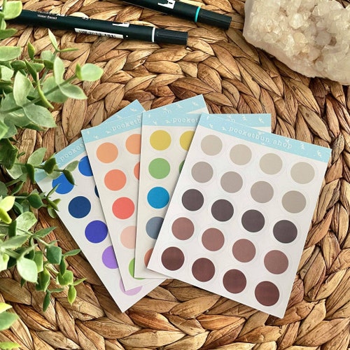 Pallet Dot Stickers V1 - Etsy