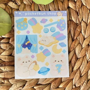 Patreon Sticker Club - Stargazing Sticker Sheets | Cute Stickers ...
