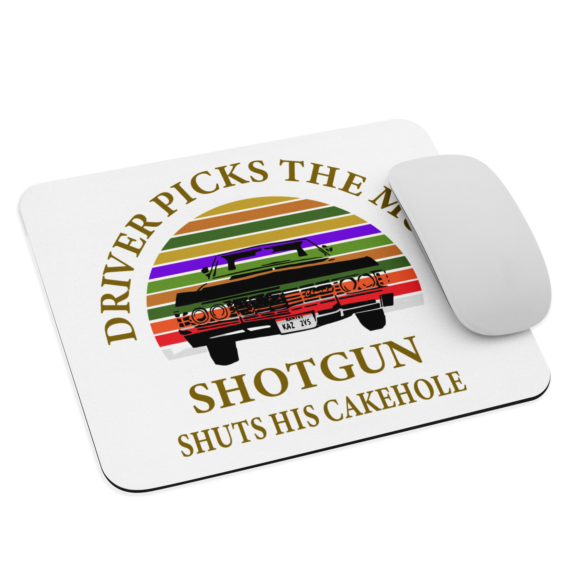 Driver Picks the Music - Mouse Pad - Supernatural - Etsy