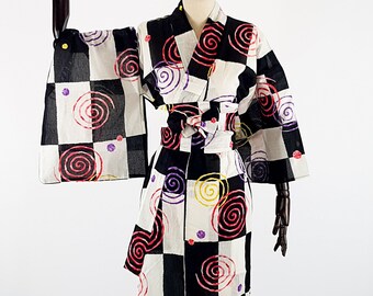 Checkerboard Pattern Jacket - Etsy