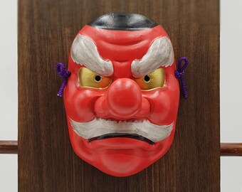 Tengu Noh Mask - Etsy