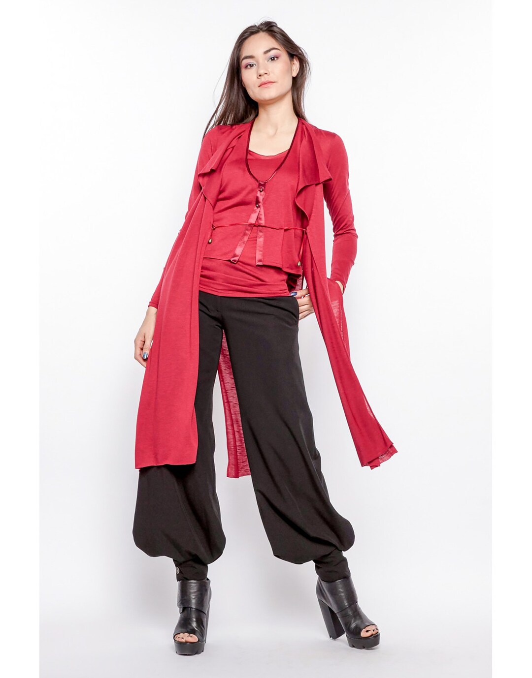 Women's Tunic RAN Red AOI Clothing - Etsy