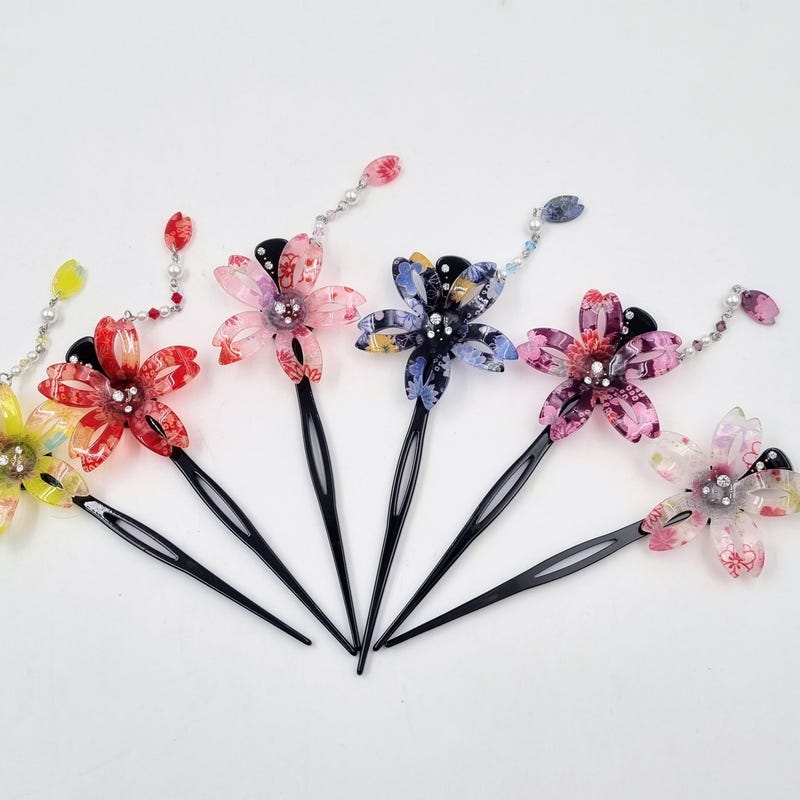 Japanese Hair Pins - Etsy