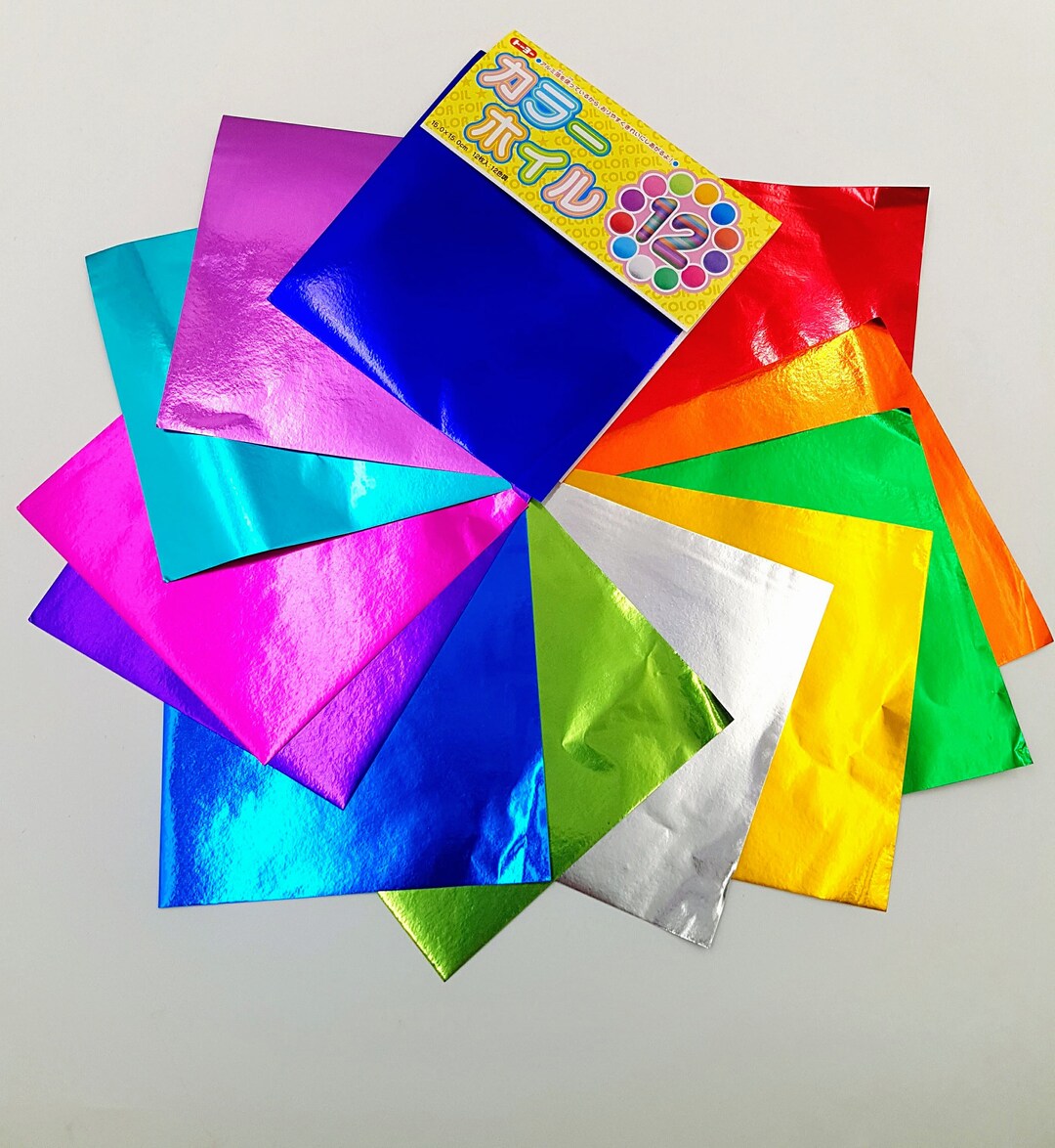 Origami Block 12 Sheets Foil Effect - Etsy