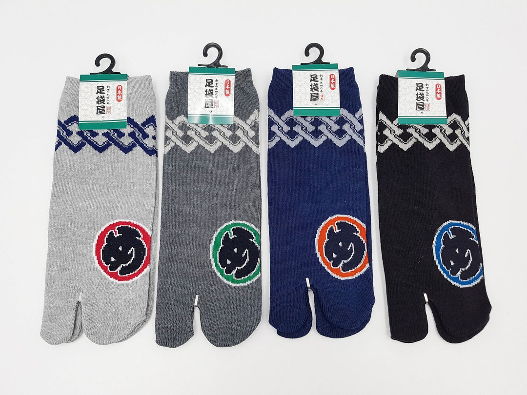 Japanese Cotton Tabi Socks With Megumi Japanese Firefighter Pattern ...