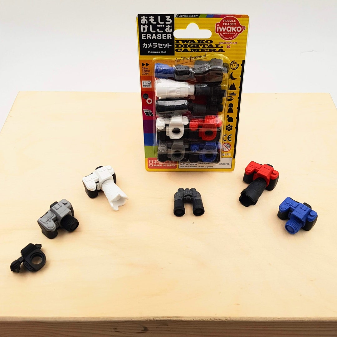 Japanese Erasers 3D Puzzle to Erase Iwako Set of 11 Pieces - Etsy