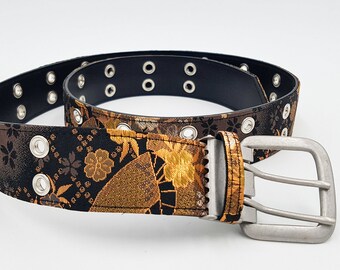 Embroidered Belt - Etsy