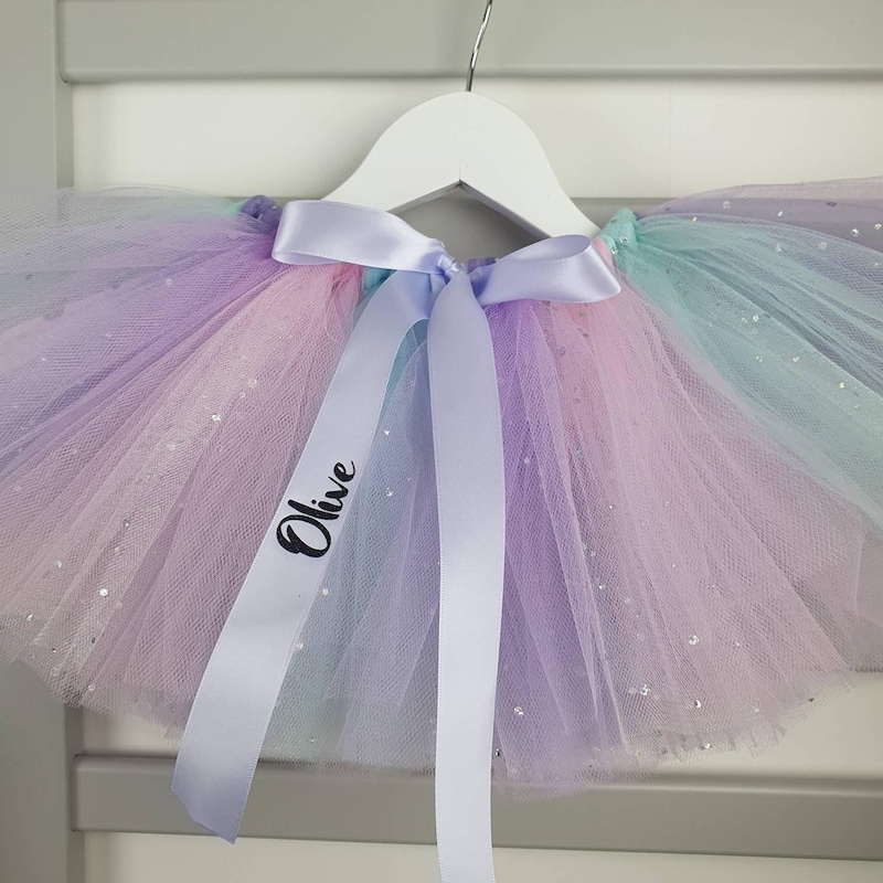 Baby Girl Blue Tutu Dress - Etsy UK