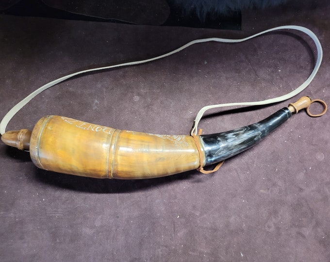 Powder Horn, XL, Compass Rose - Etsy