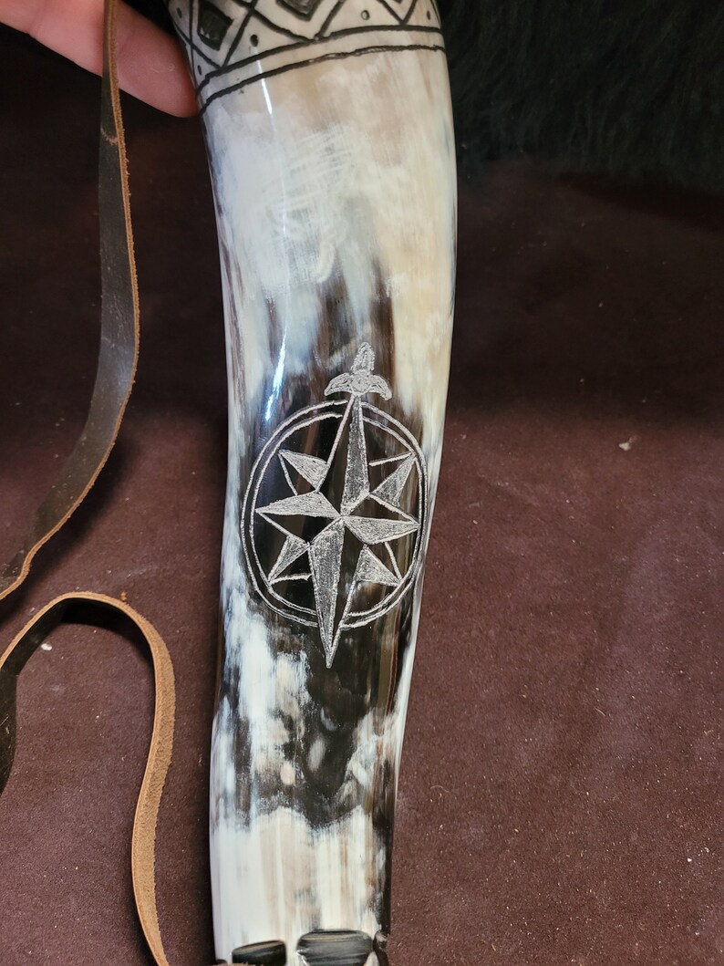 Powder Horn XL Compass Rose - Etsy