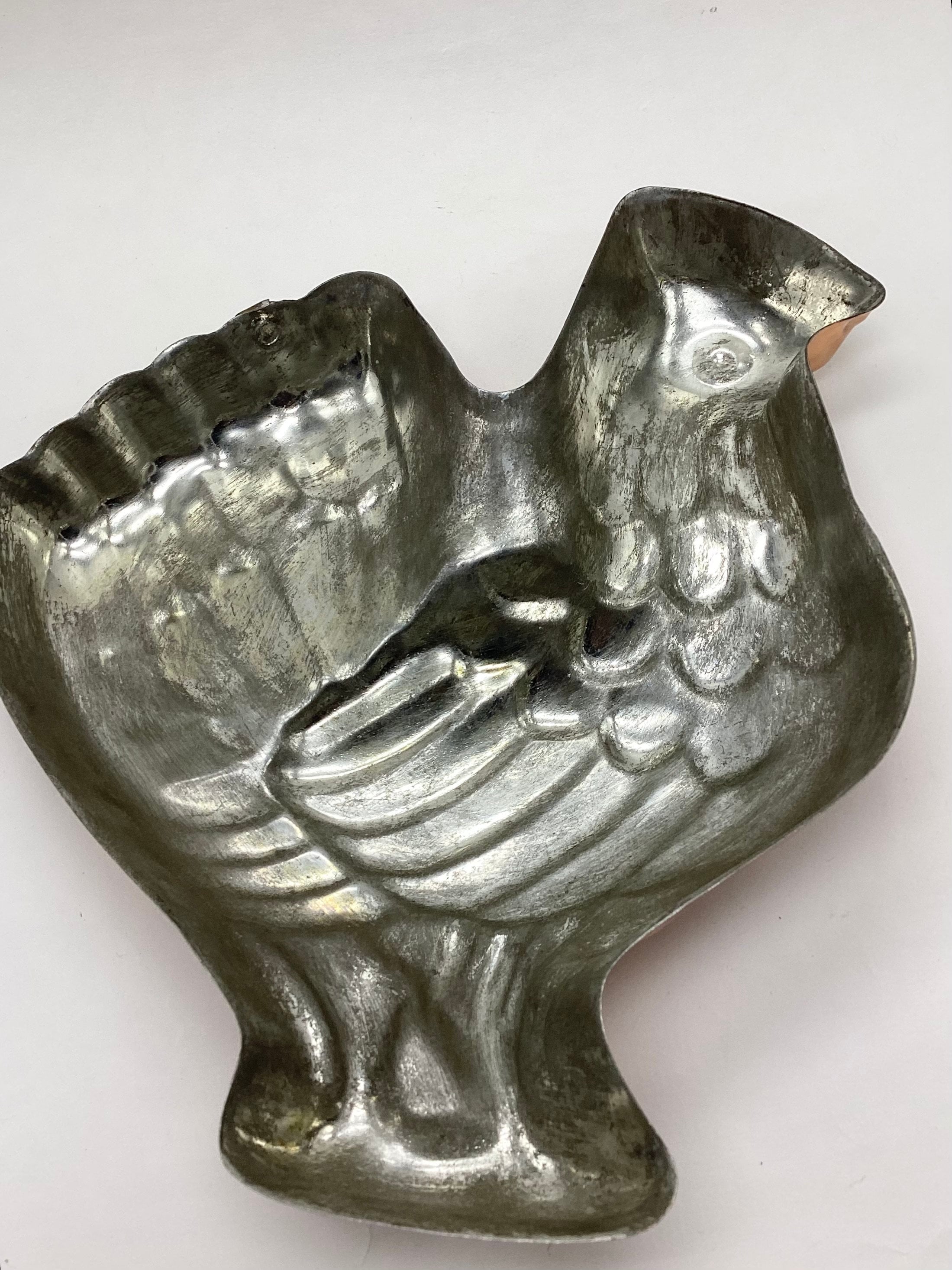 Vintage Copper Chicken or Hen Mold - Etsy