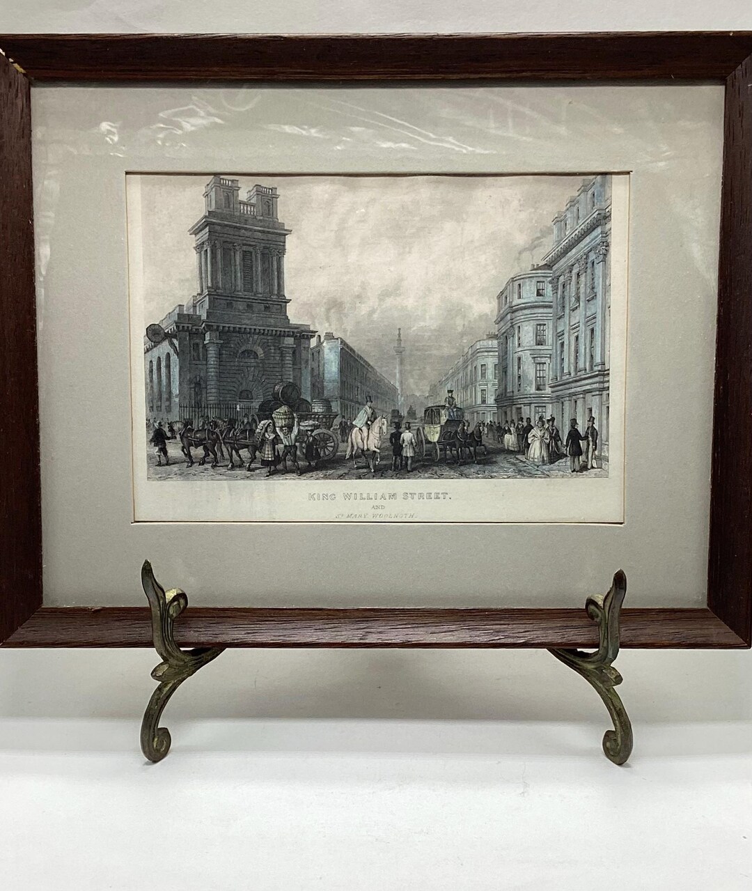 Framed 1800s Victorian Lithographs of London Street Scenes - Etsy